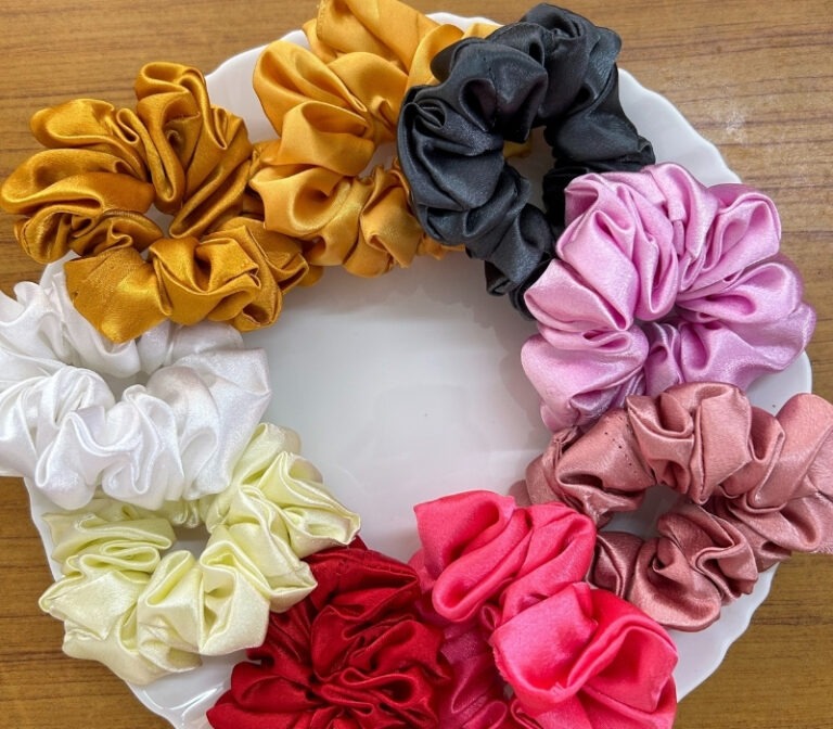 Big Size Satin Scrunchies - Shop Nandhi
